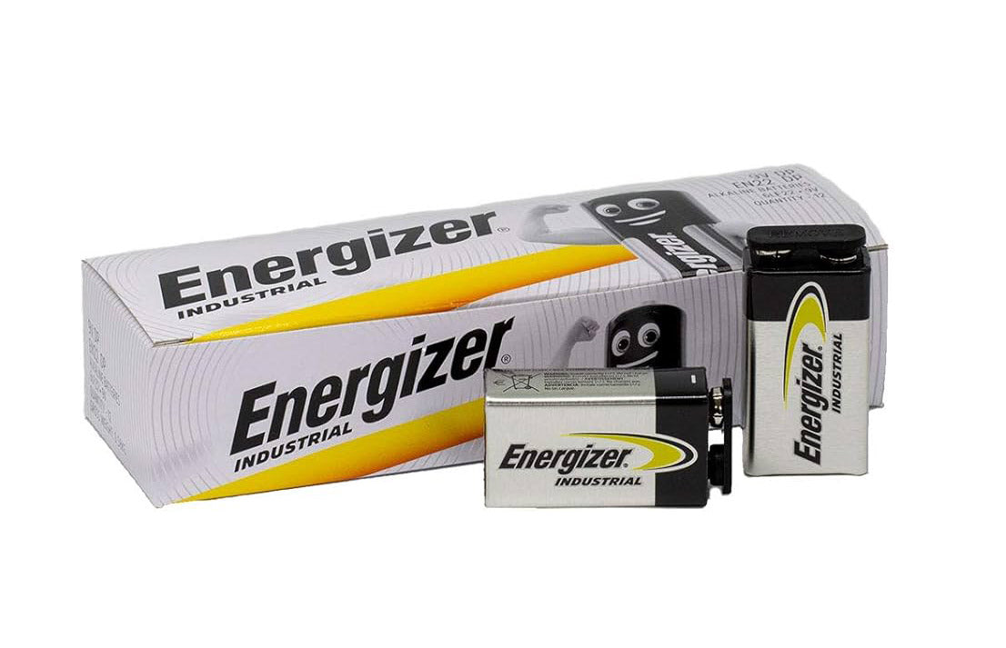 Energizer EN22 9 Volt Alkaline Batteries With Cap Protectors - 12 Box ...
